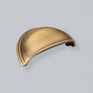 Greenwich Brass Cabinet Cup Handle | Traditional | Hendel & Hendel ...