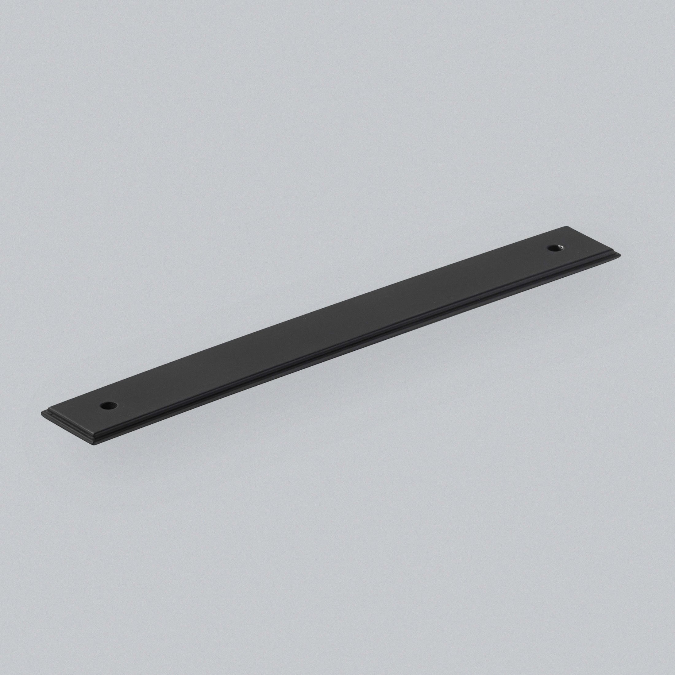 Barrington Ribbed Cabinet Pull Handle Backplate | Hendel & Hendel ...